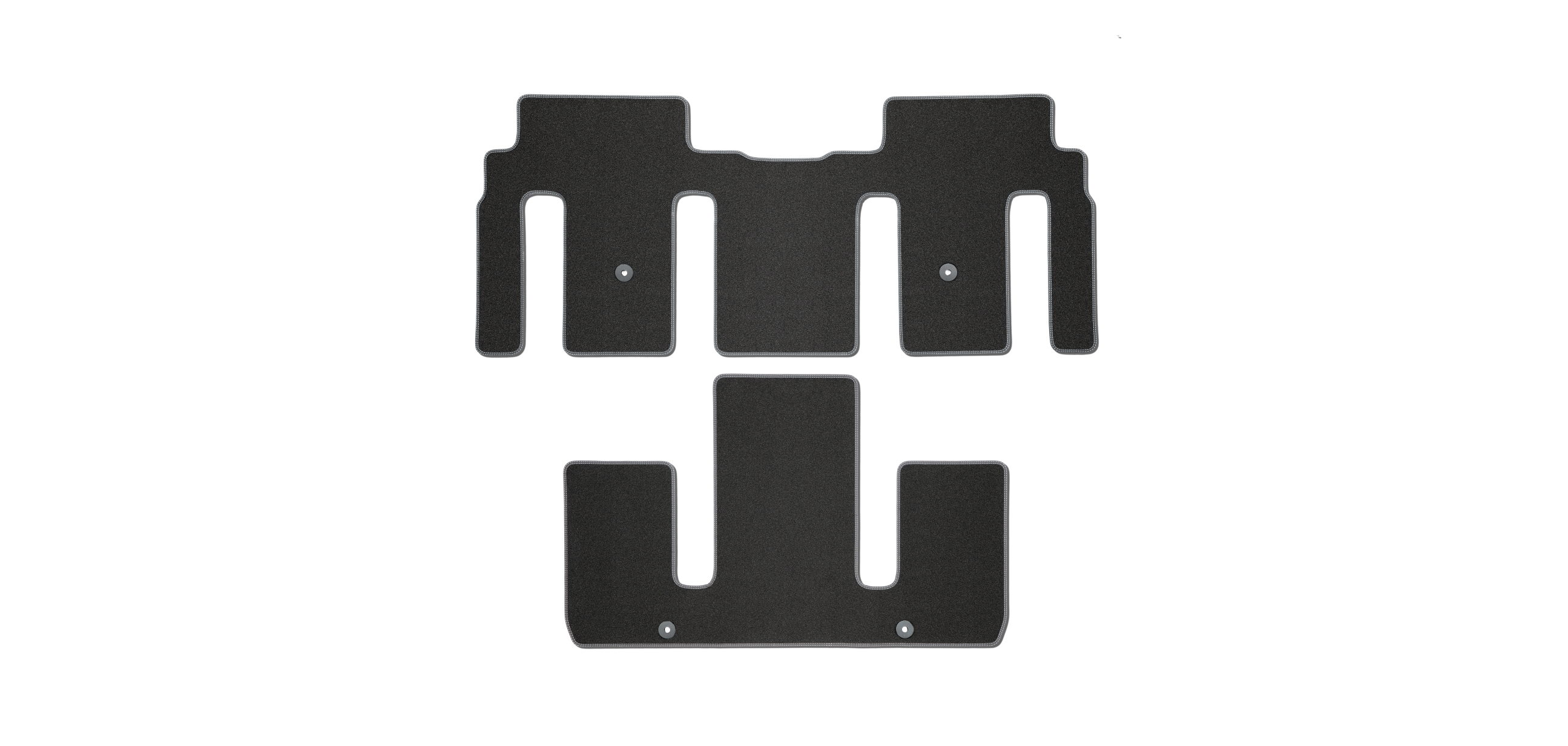 Grīdas paklājiņi, velūra (2.+3. rinda, tikai 6-vietīgam grozāmam)